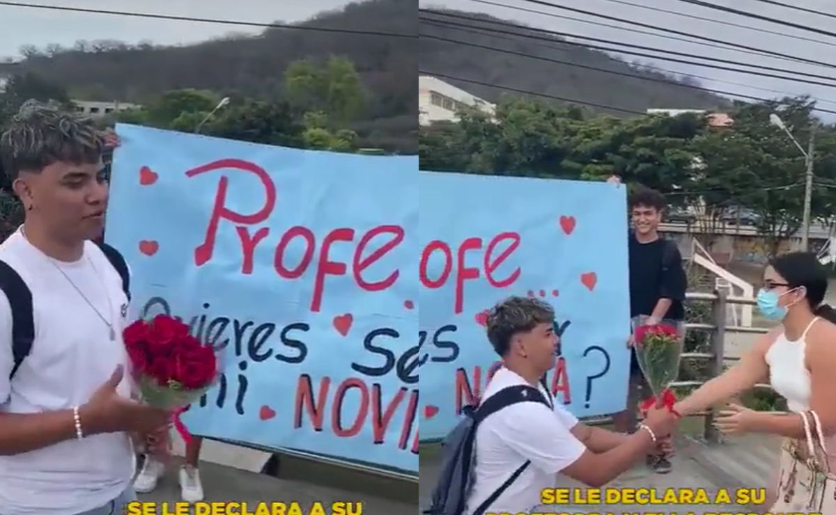 Se le declaró a su maestra y su respuesta causó polémica (VIDEO ...