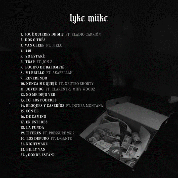 Like Miike (Deluxe) El nuevo álbum de Myke Towers que está conquistando ...