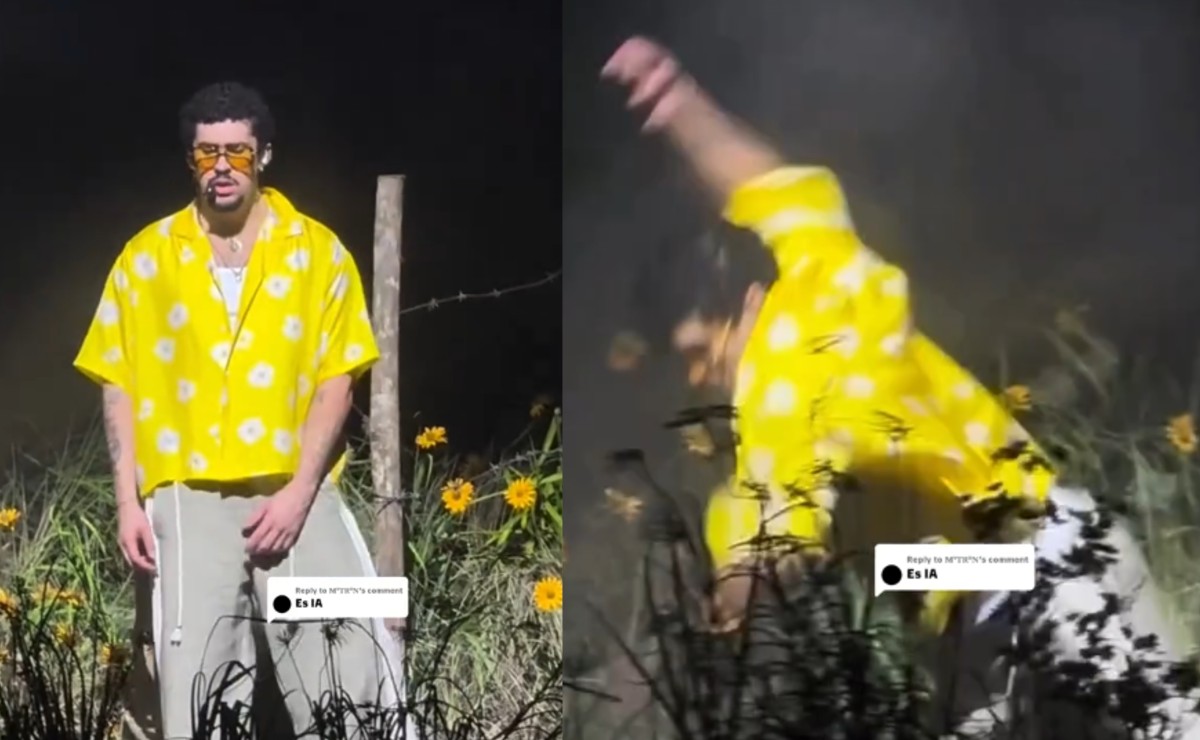 Bad Bunny sufre caída durante uno de sus conciertos (VIDEO) - Chapin Radios